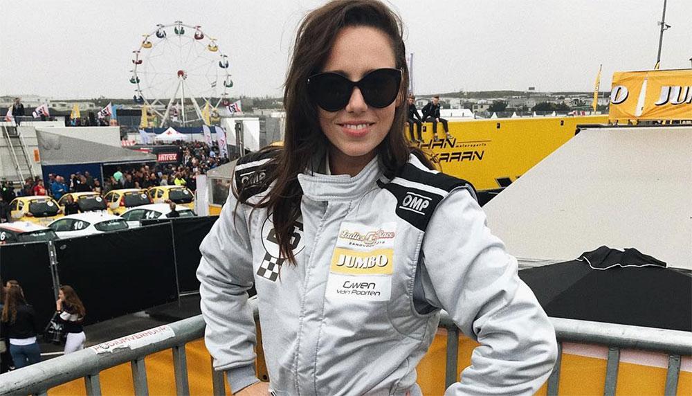 Gwen van Poorten bewijst zich racebabe - JFK