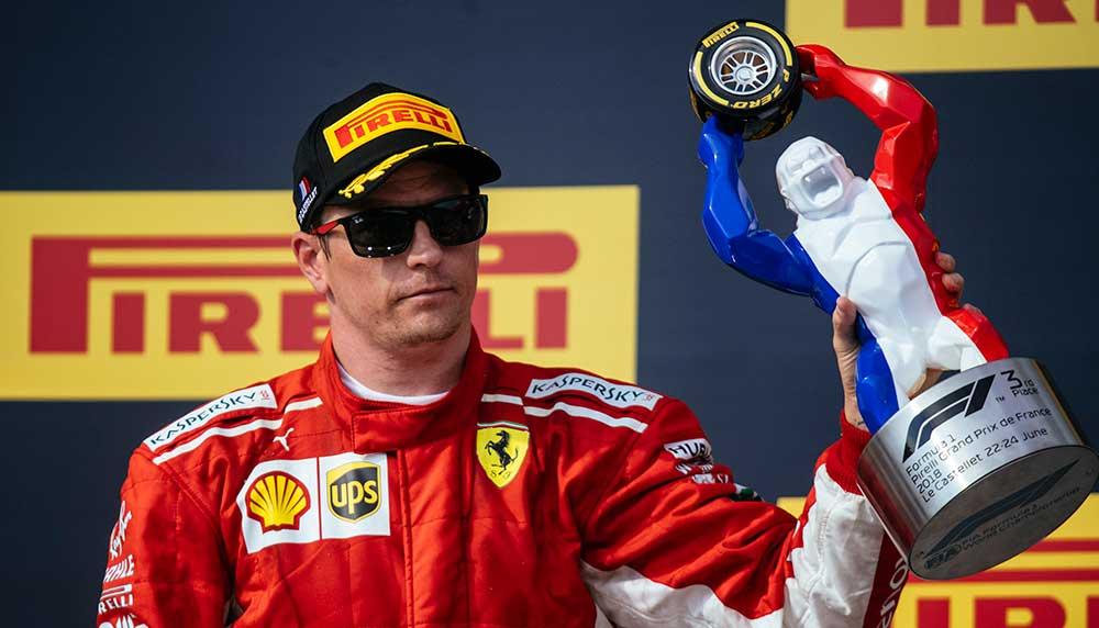 Kimi Räikkönen was gisteren even in een ander universum - JFK