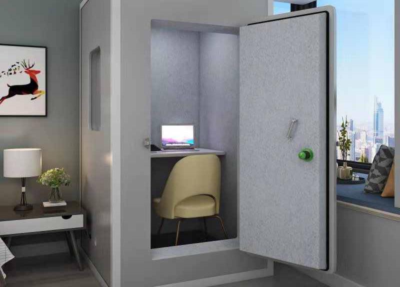 Deze geluidsdichte cabine is perfect voor thuiswerkers - JFK