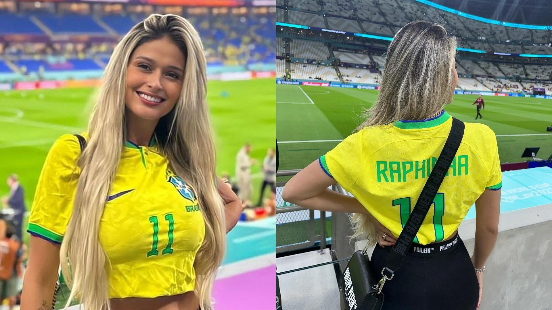 Natalia Belloli is de vrouw van Braziliaanse WK-ganger Raphinha