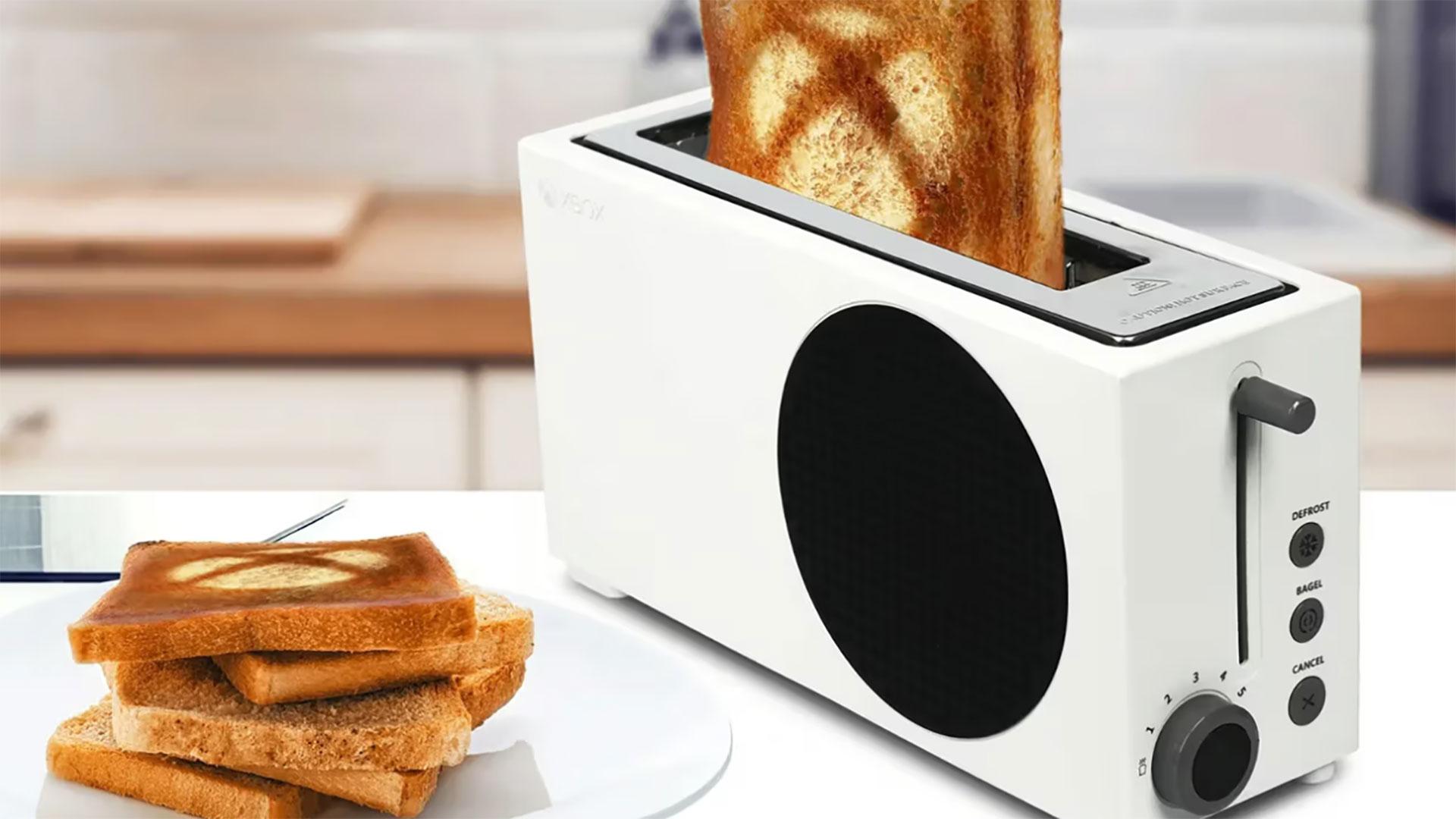De Xbox broodrooster maakt perfecte toast voor gamers