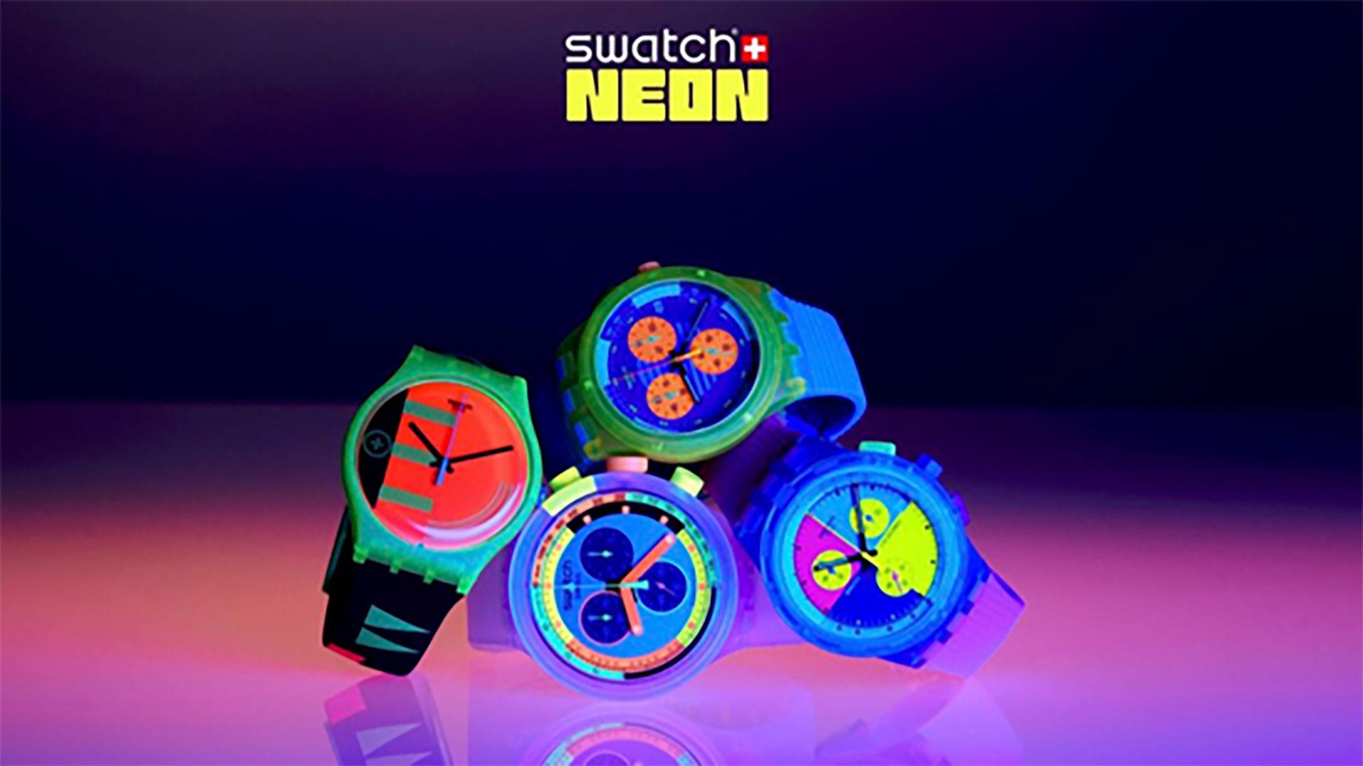 Swatch NEON: voel de vibe van de jaren '80 en '90