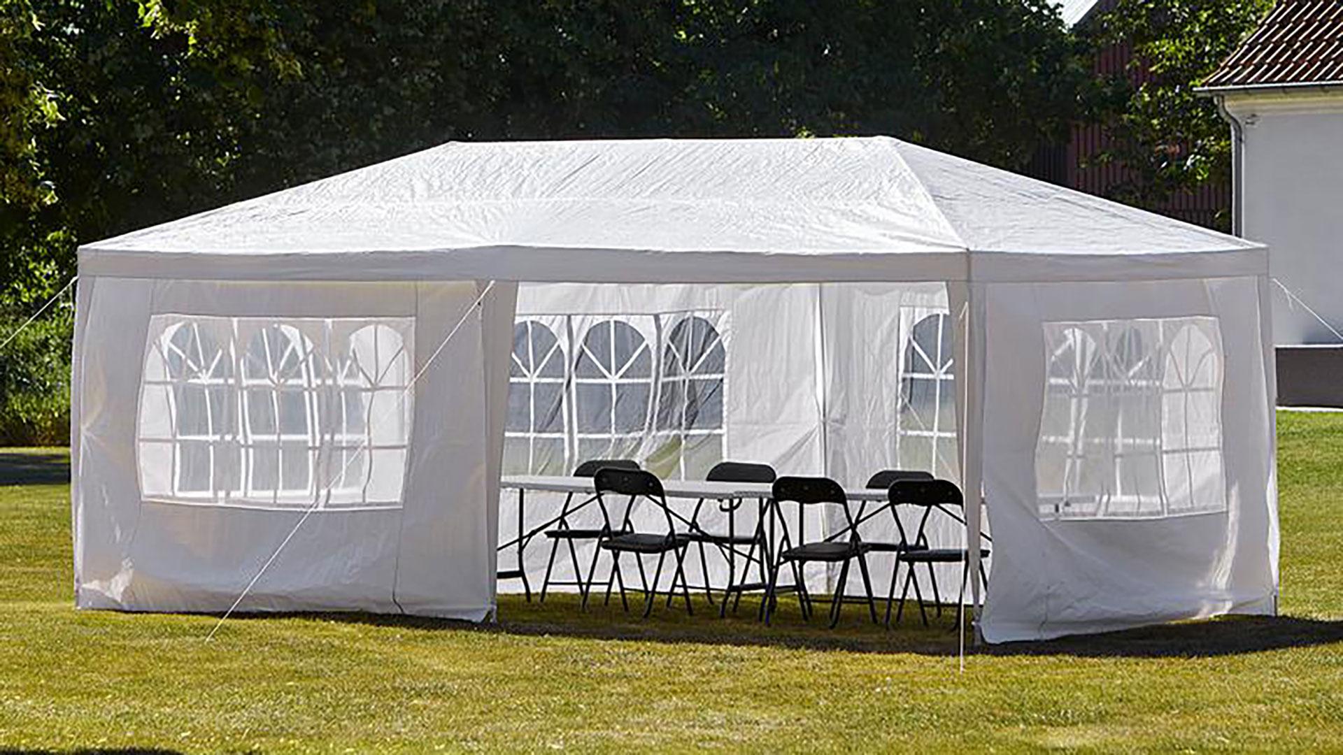 Grote partytent van Action scoor je nu voor een prikkie