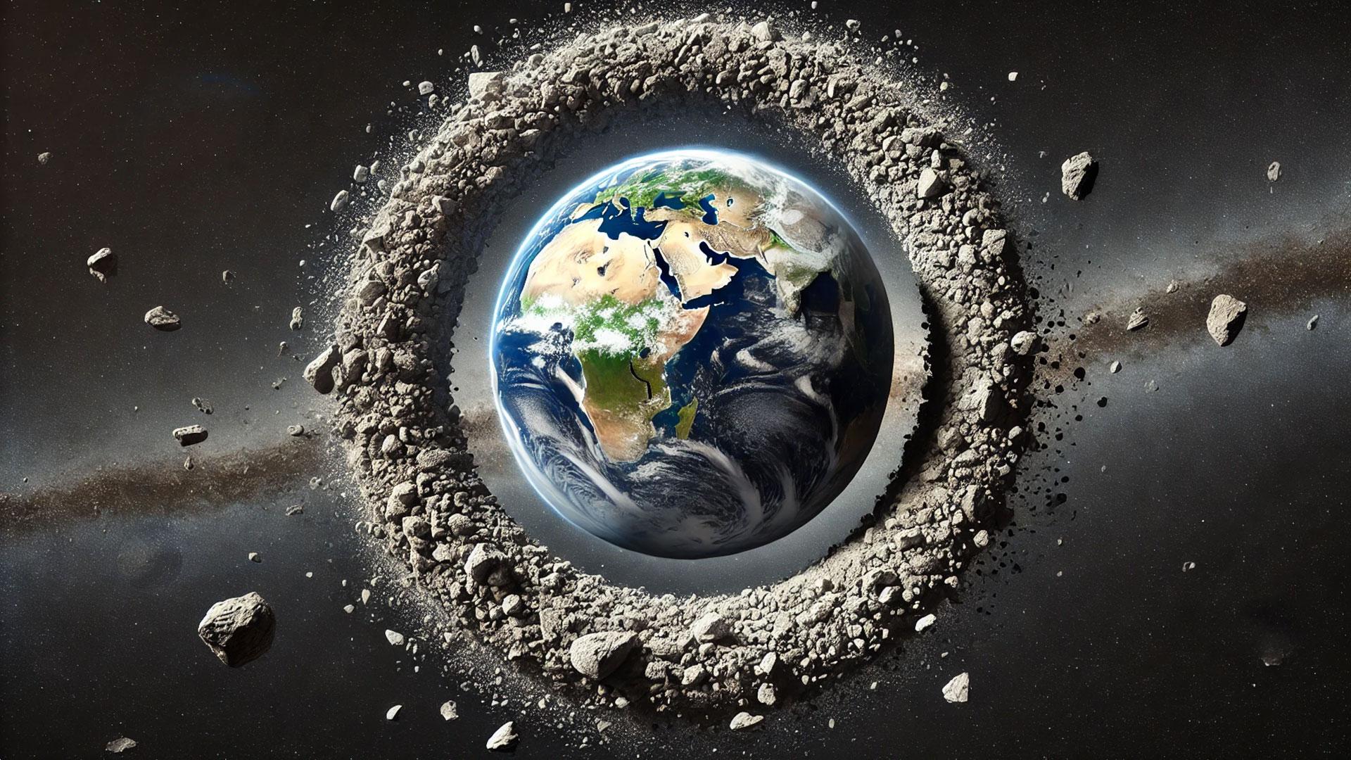 De aarde had mogelijk ringenstelsel, net als Saturnus: hoe dan?