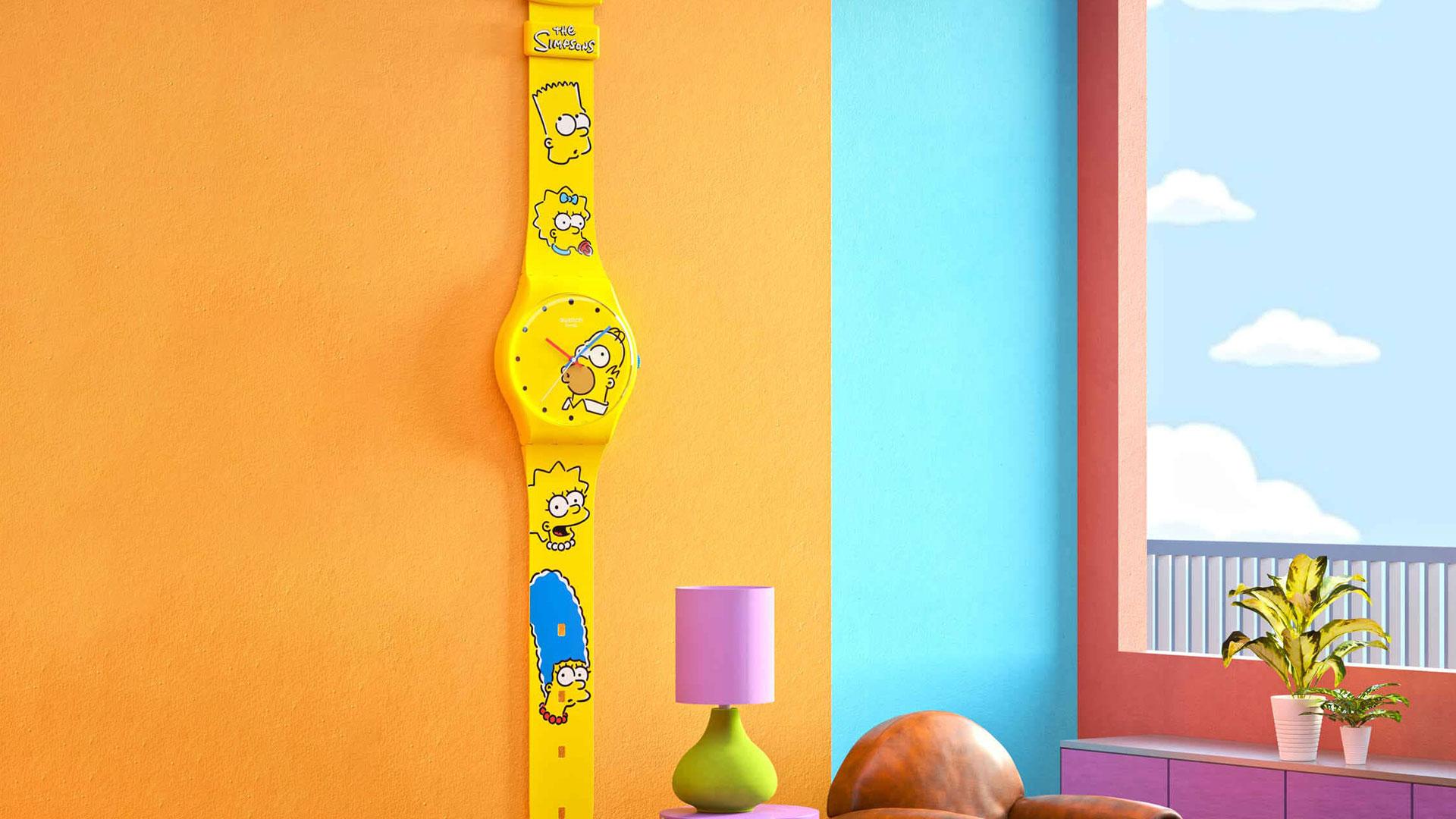 The Simpsons Family Maxi is het grootste Swatch horloge ooit