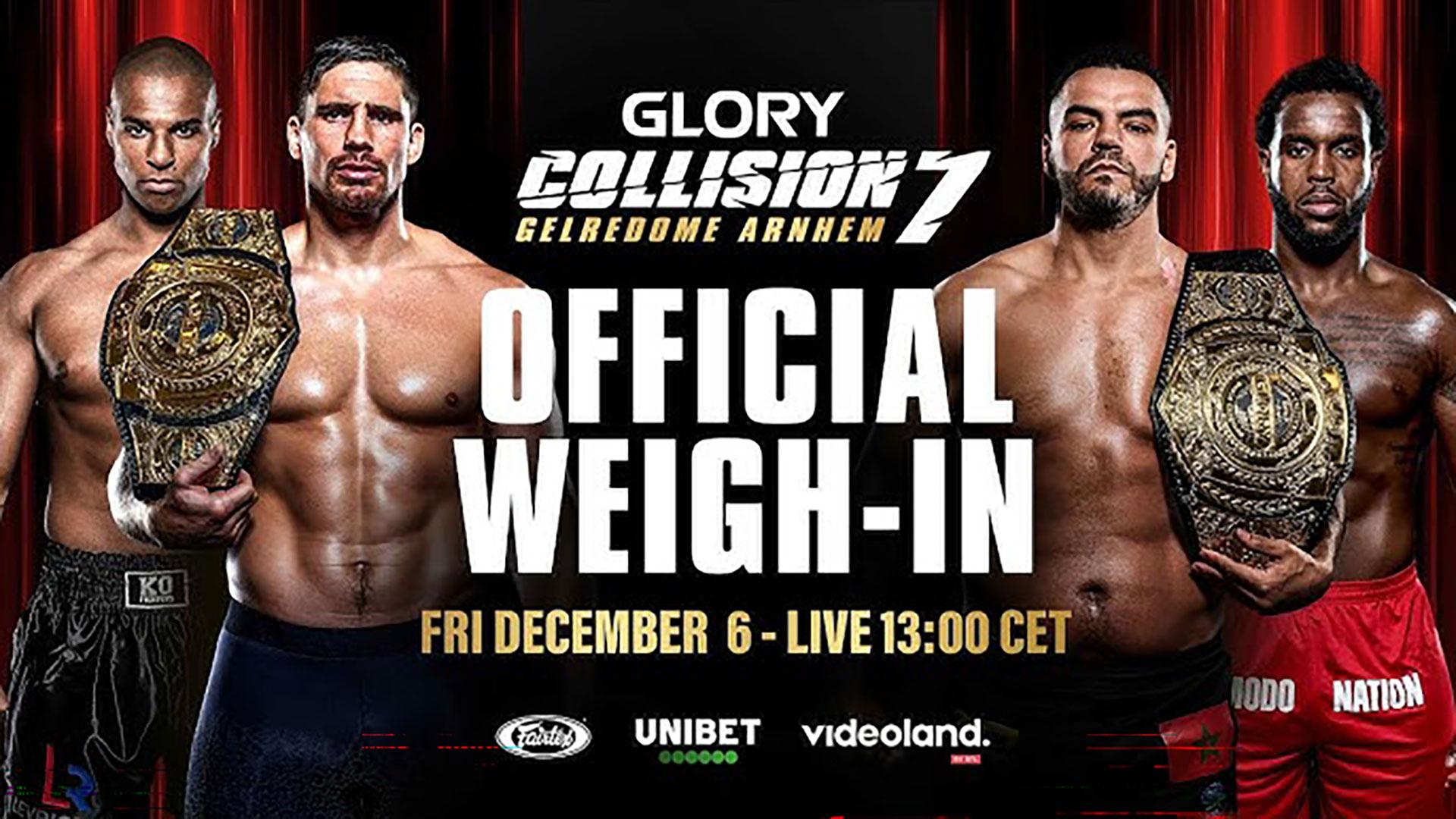 Livestream Glory Collision 7: zo kijk je gratis (Verhoeven vs Rigters)