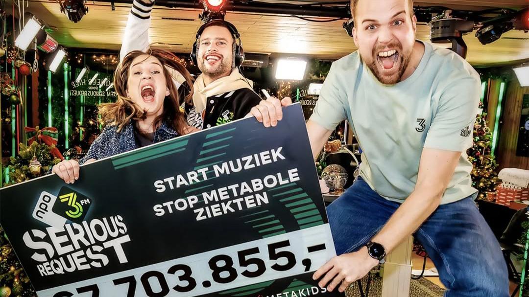 Hoeveel geld heeft Serious Request opgehaald door de jaren? - JFK