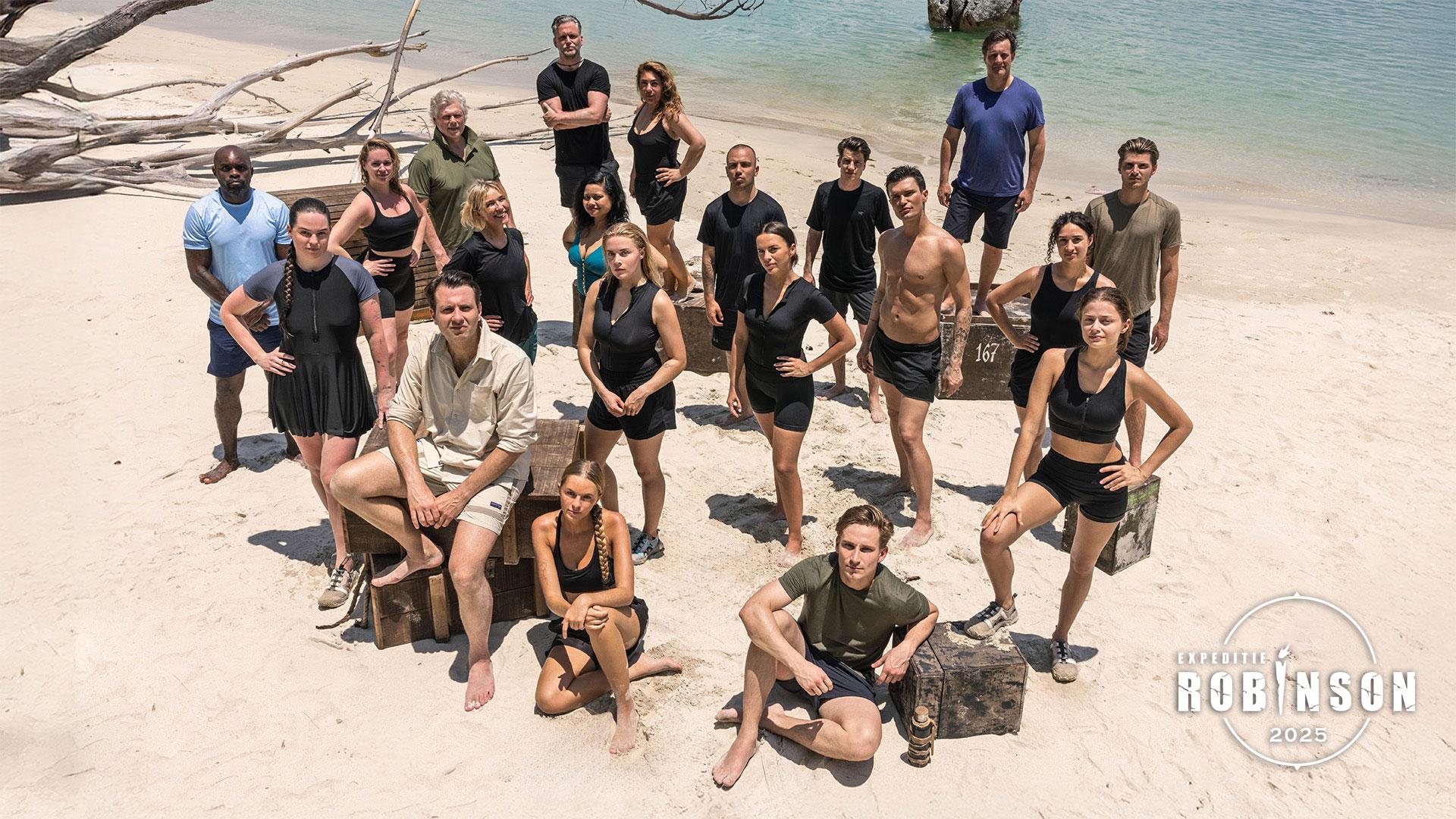 Dít zijn de deelnemers van Expeditie Robinson 2025 - JFK