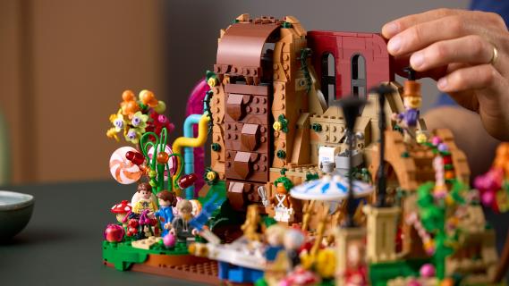 Willy Wonka en de Chocoladefabriek Lego-set is je gouden ticket - JFK