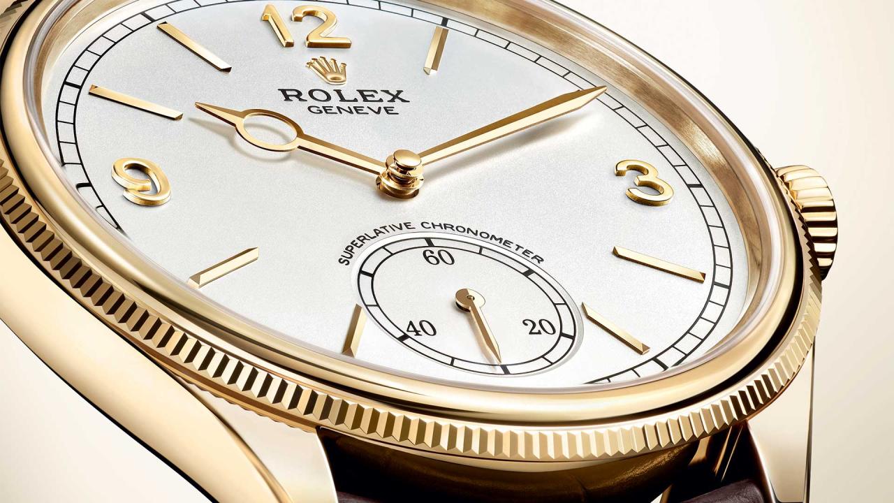De Rolex Perpetual 1908 is een volledig nieuw model - JFK