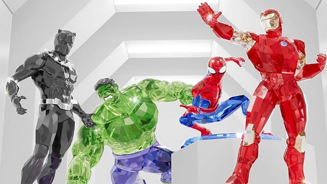 Swarovski maakt prachtige kristallen Marvel-figuren - JFK