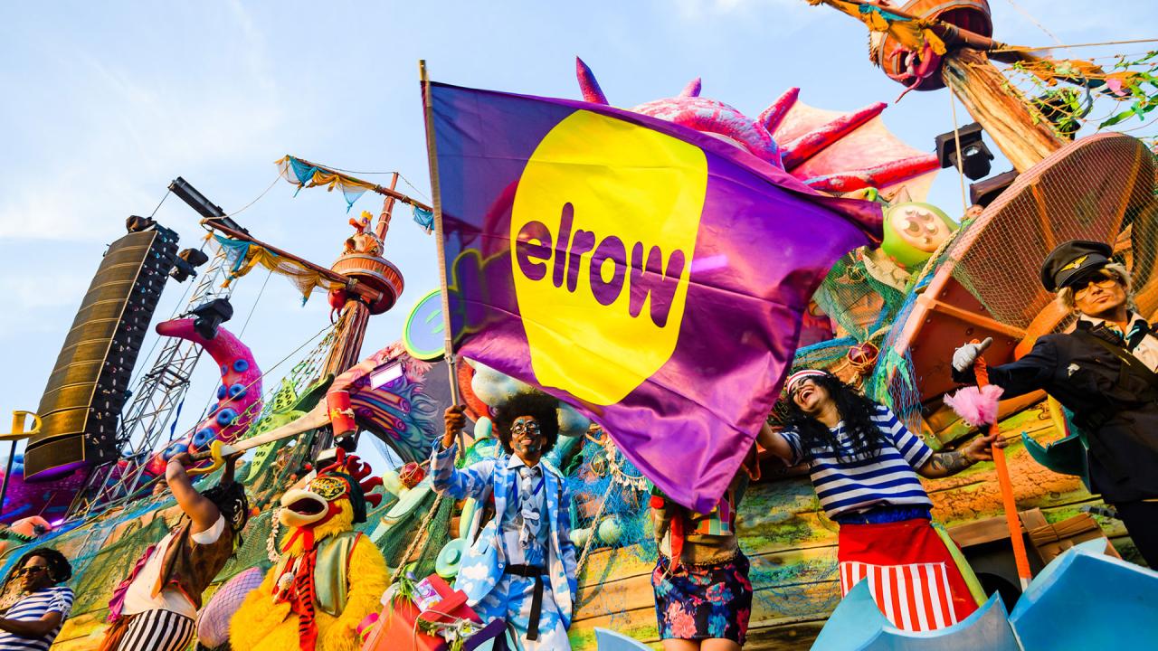 elrow Town festival is een kleurrijk spektakel - JFK