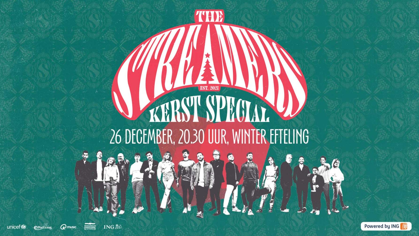 The Streamers kerst 2023: artiesten, locatie en uitzendtijd - JFK