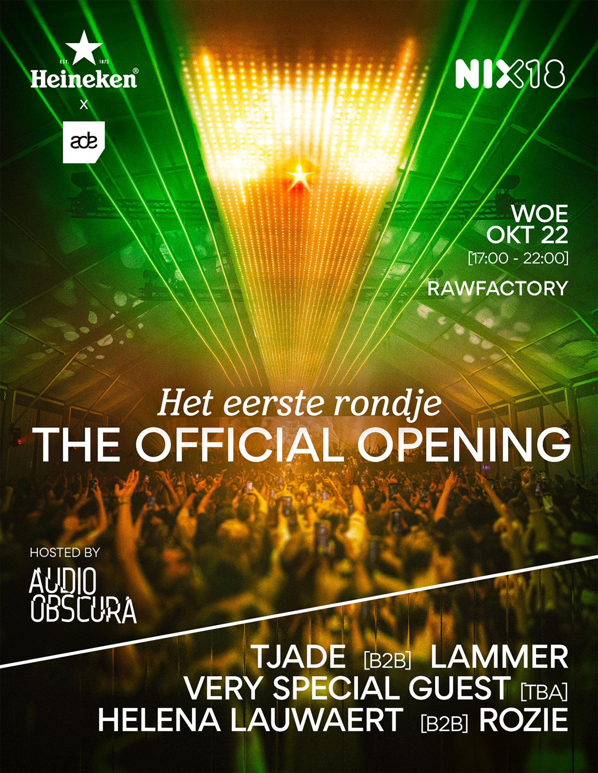 Zo scoor je tickets voor het gratis openingsfeest van ADE 2025 - JFK
