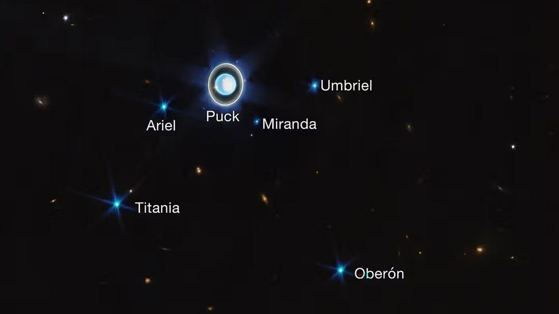 Uranus prachtig in beeld gebracht door Webb's NASA telescoop