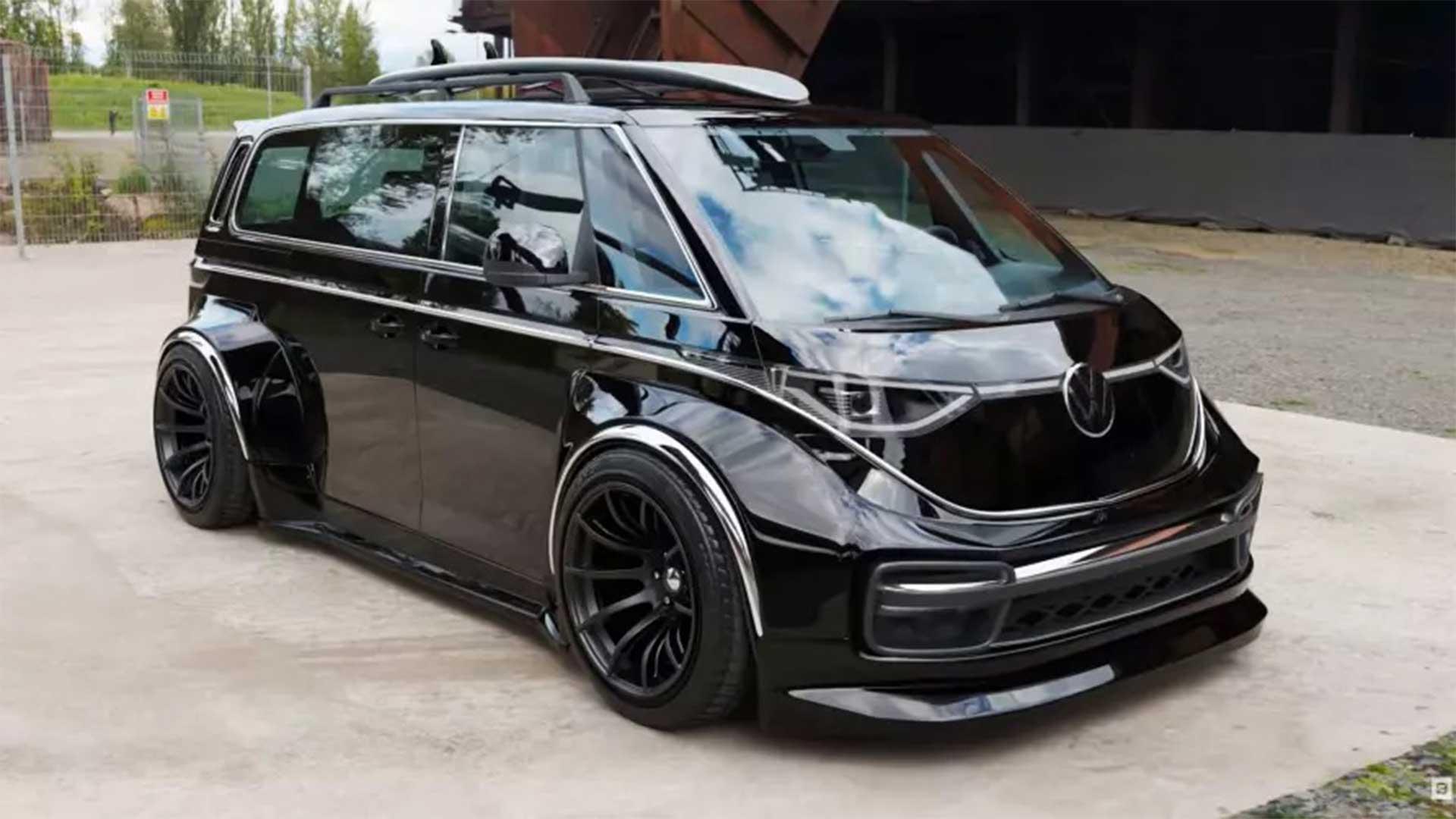 Volkswagen Id Buzz Met Widebody Is Heerlijk Dik Jfk 4866