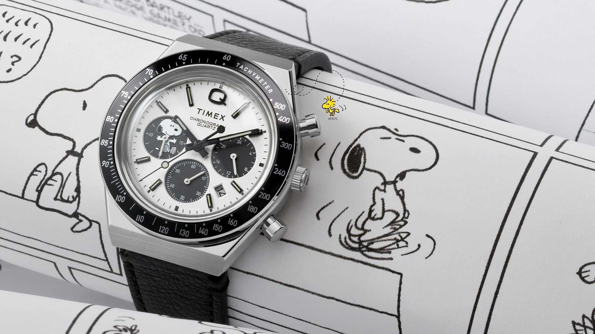 Q Timex Chronograph x Peanuts Snoopy: als Omega te duur is - JFK