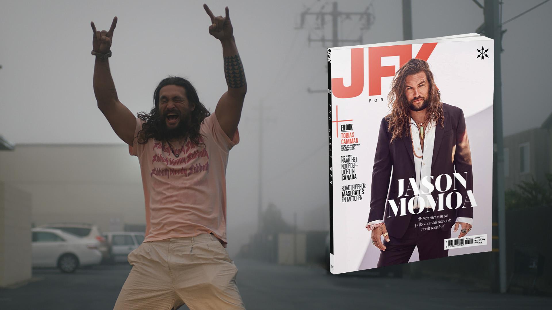 JFK 105 met Jason Momoa ligt nu in de winkel - JFK