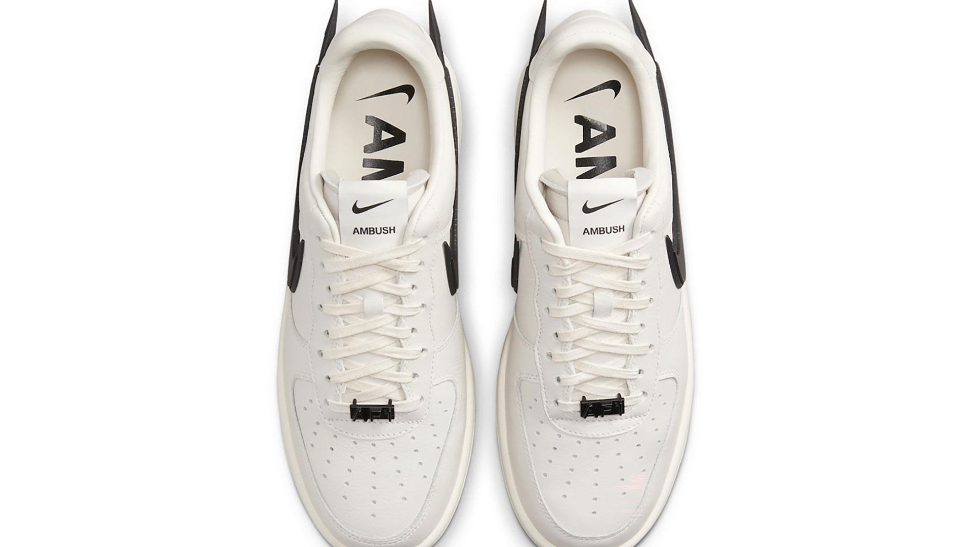 AMBUSH x Nike Air Force 1 ‘Phantom and Black’ is een must have