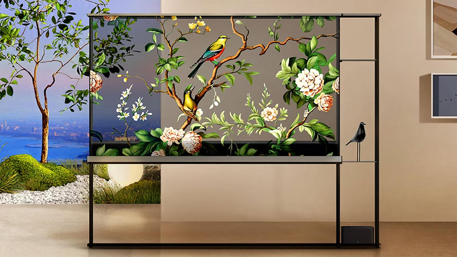 OLED Signature T van LG: de eerste transparante OLED televisie