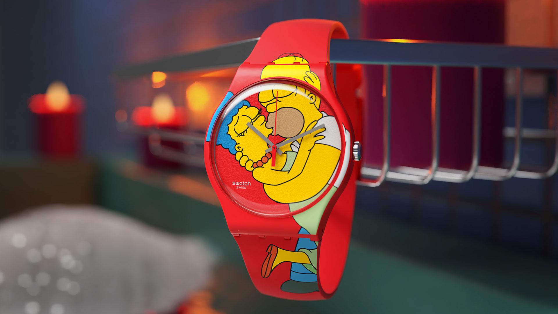 Swatch x The Simpsons: een liefdevolle release voor Valentijnsdag