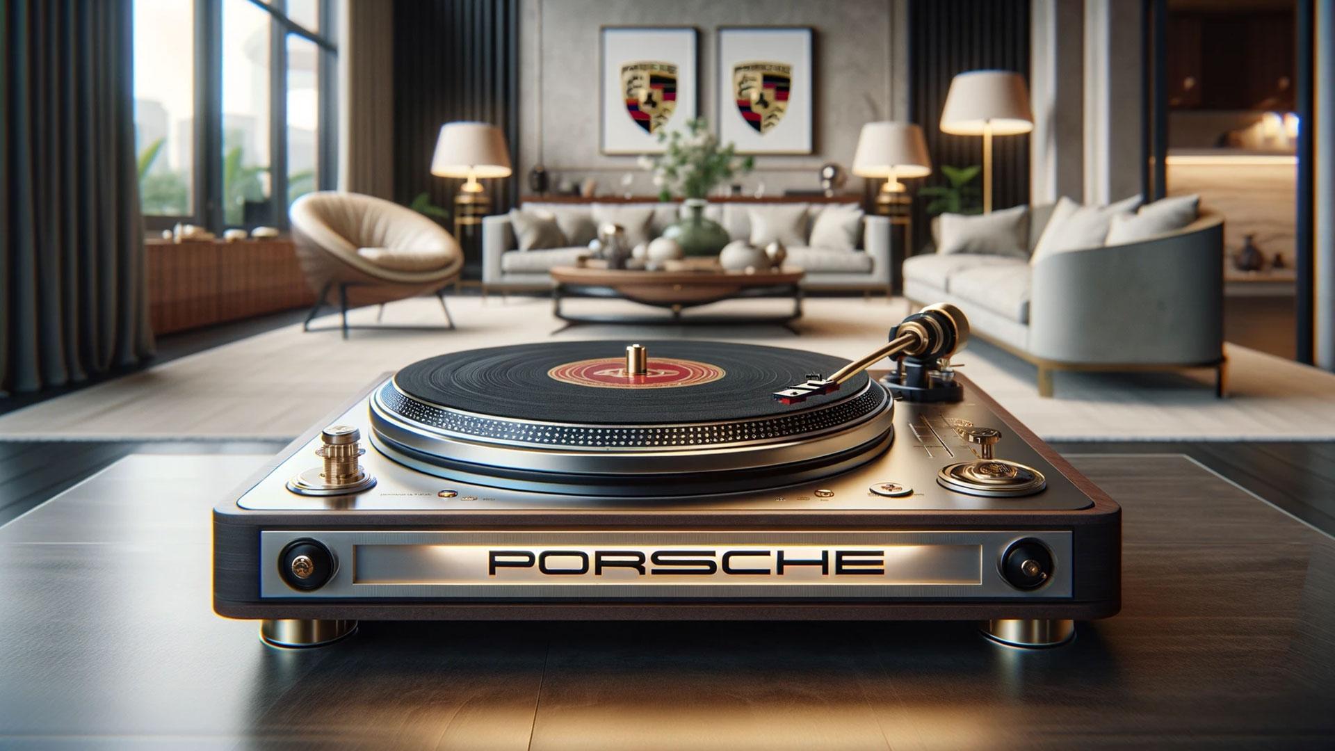 Porsche AI-designs: van een platenspeler tot een luxe toilet - JFK