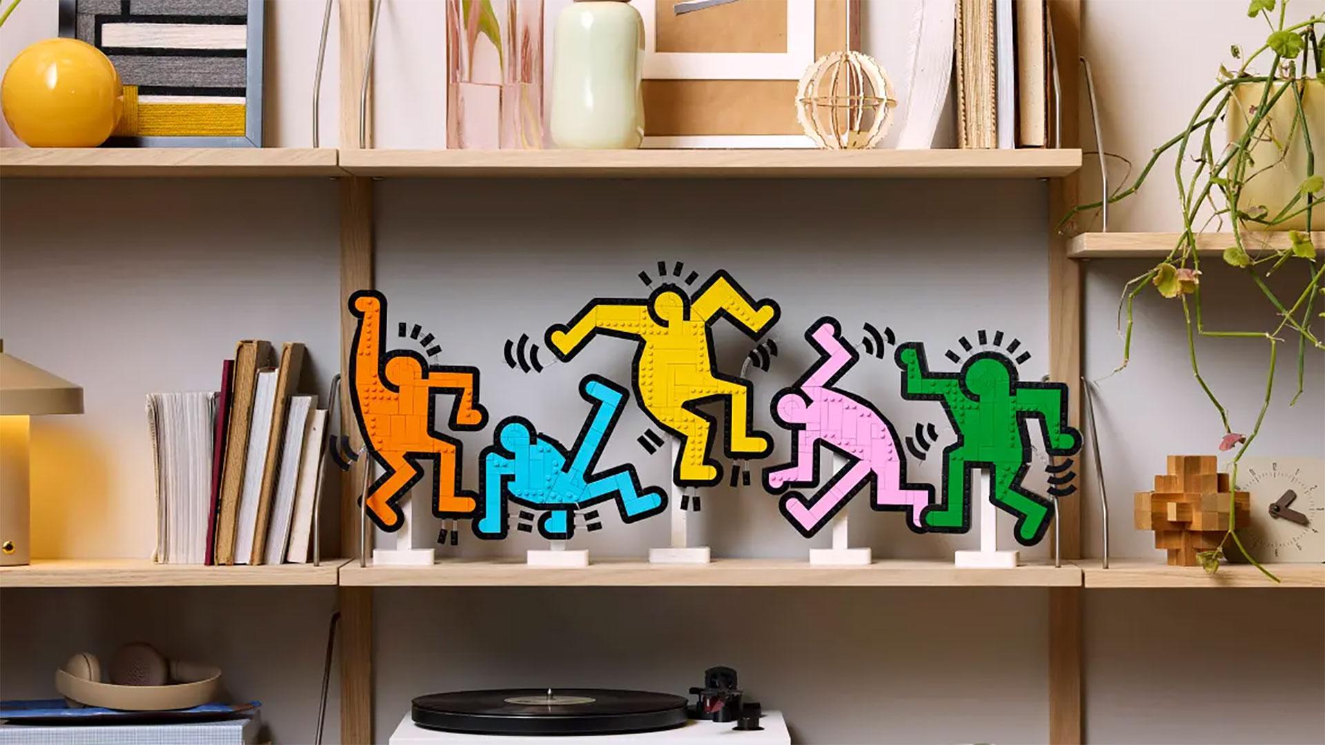 Dancing Figures van Keith Haring komen tot leven als Lego-set - JFK