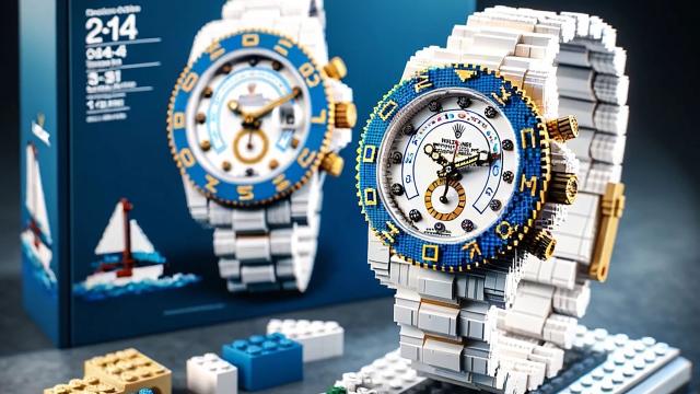 AI creëert fraaie LEGO-horloges: wil je een Rolex of Richard Mille?