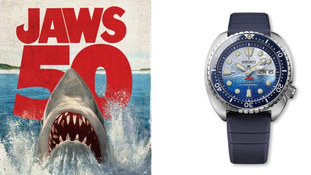 Seiko Jaws-horloge viert 50 jaar filmgeschiedenis met bijtende stijl - JFK
