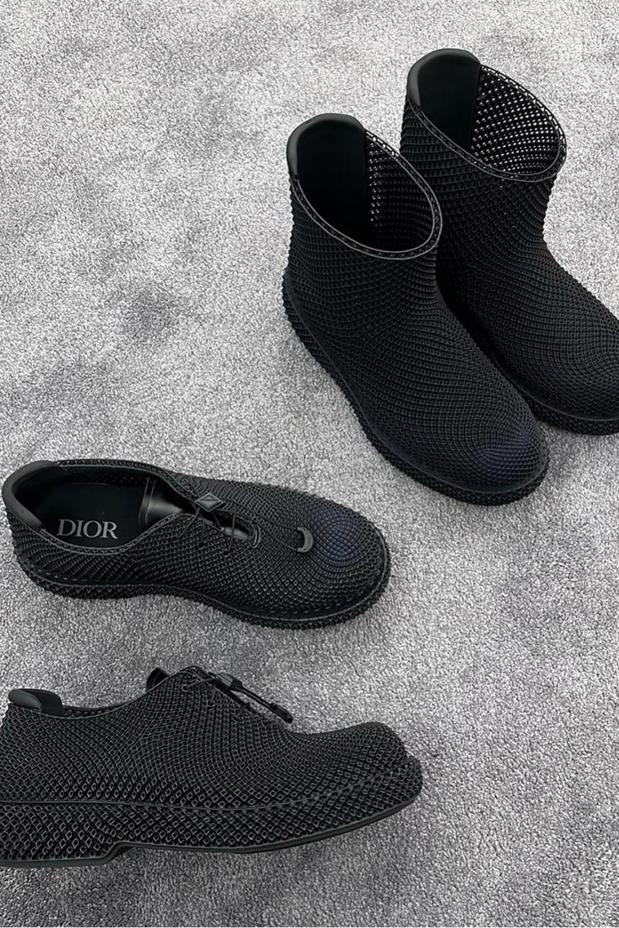 Dit zijn de nieuwe 3D-geprinte schoenen van Dior - JFK