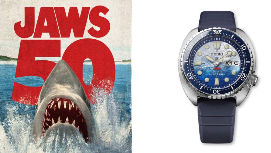 Seiko Jaws-horloge viert 50 jaar filmgeschiedenis met bijtende stijl - JFK