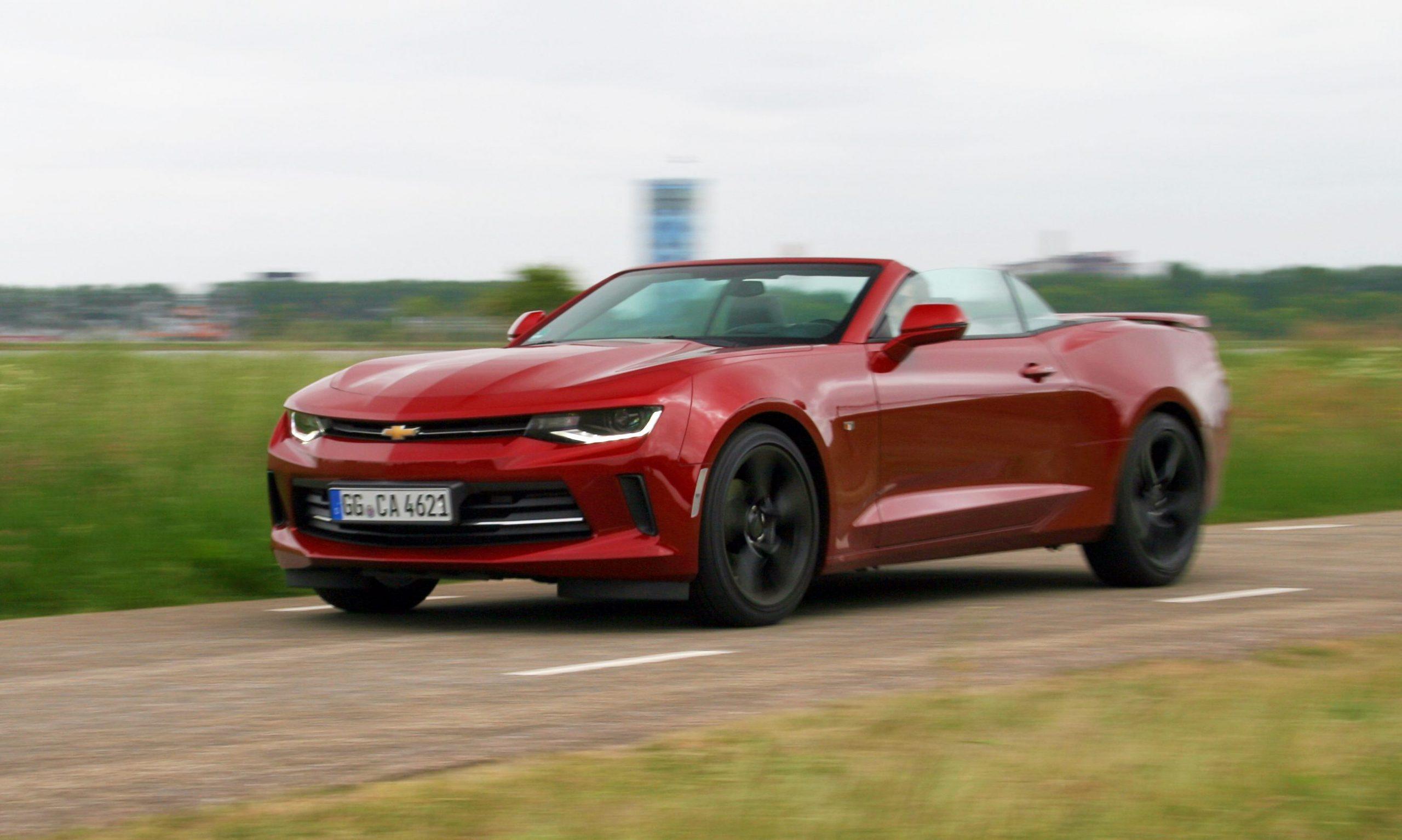 Chevrolet Camaro Turbo Convertible (2018) - test en specs - TopGear