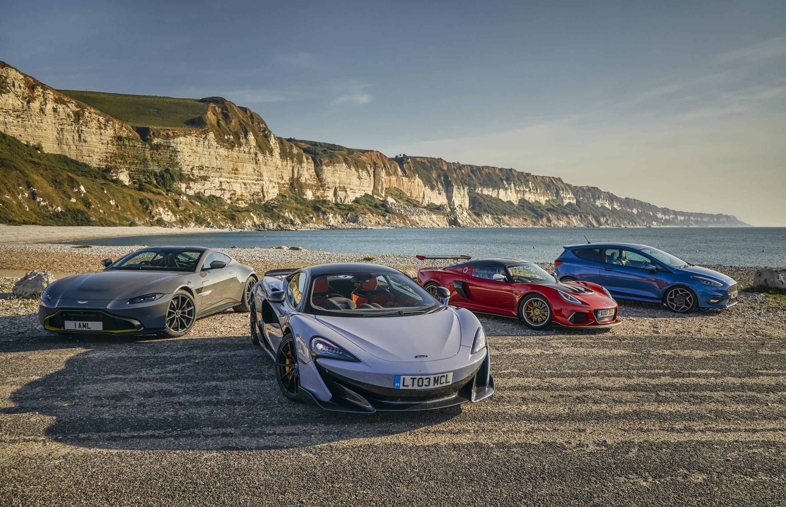 AM Vantage vs 600LT vs Lotus Exige vs Ford Fiesta ST - TopGear