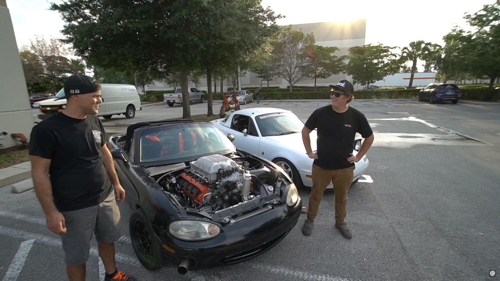 Mazda MX-5 met Hellcat-V8 bestaat ook - TopGear Nederland