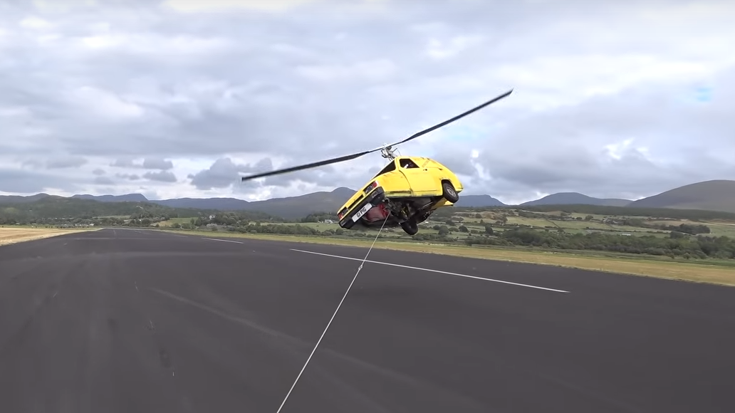 Ook in de lucht is de Reliant Robin niet betrouwbaar - TopGear
