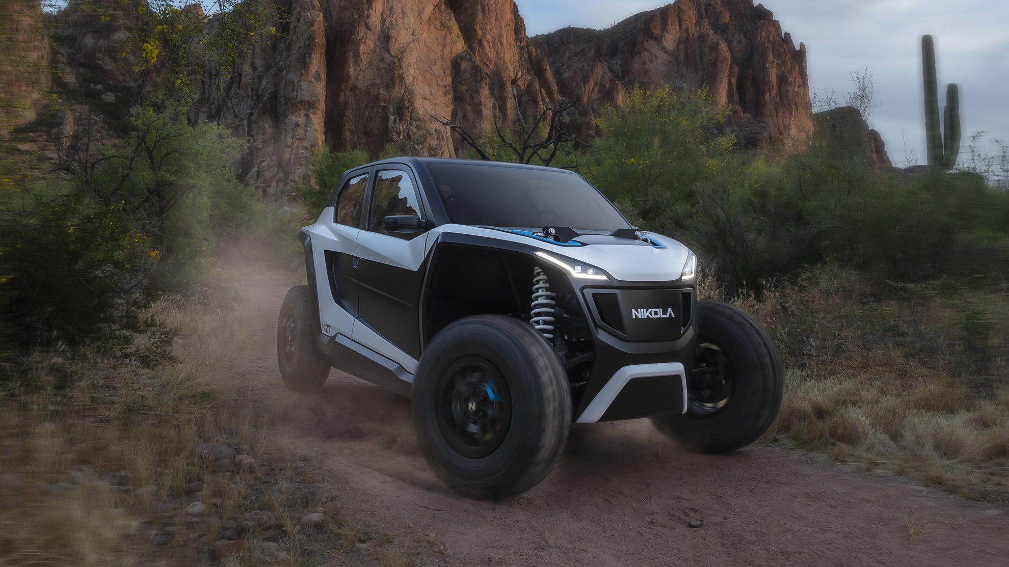 Nikola NZT is een elektrische offroader met 590 pk - TopGear