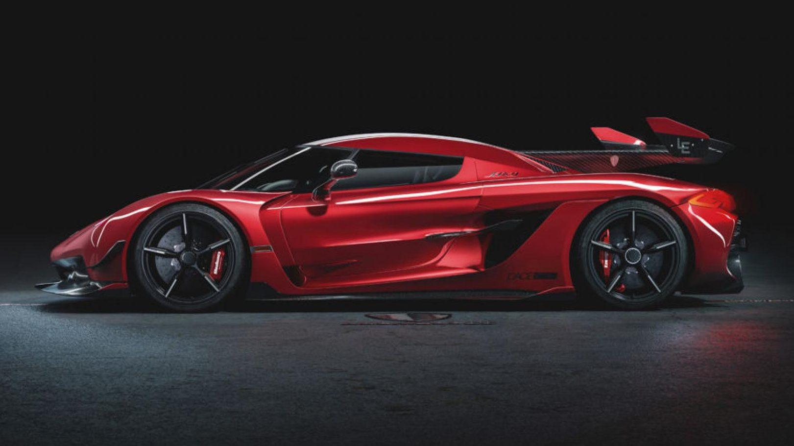Deze Koenigsegg Jesko in het rood is om op te eten - TopGear