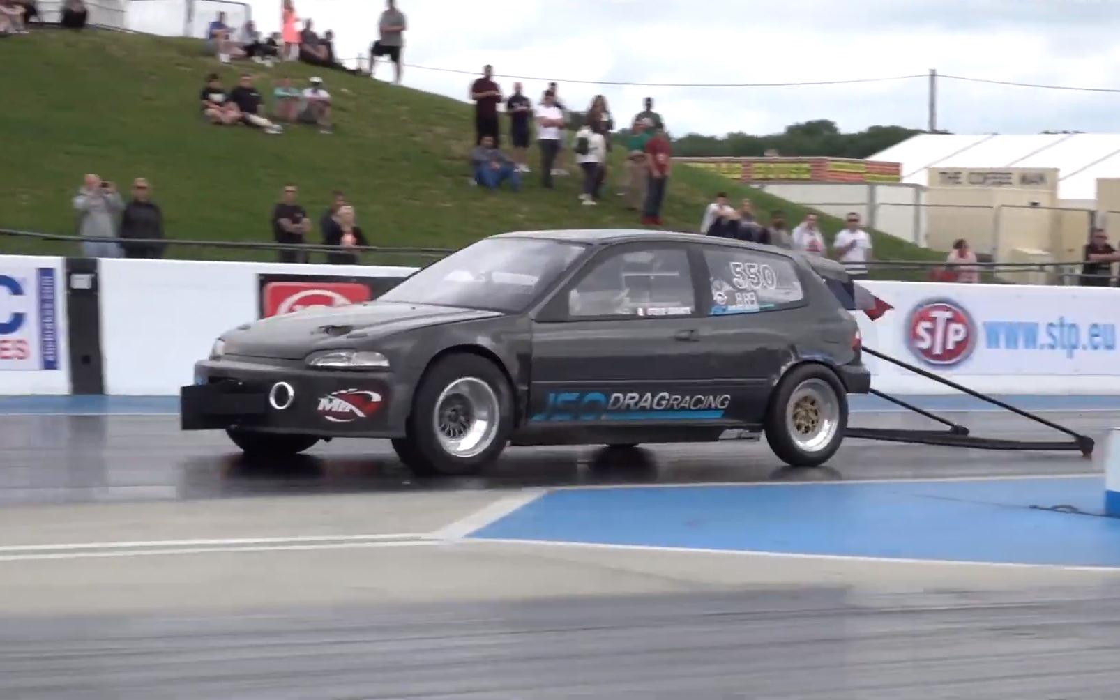 Deze Honda Civic stuurt 1.000+ pk naar de voorwielen - TopGear