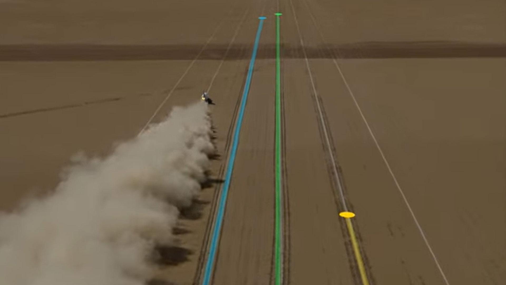 Bugatti Chiron vs F1-auto vs Bloodhound LSR - TopGear