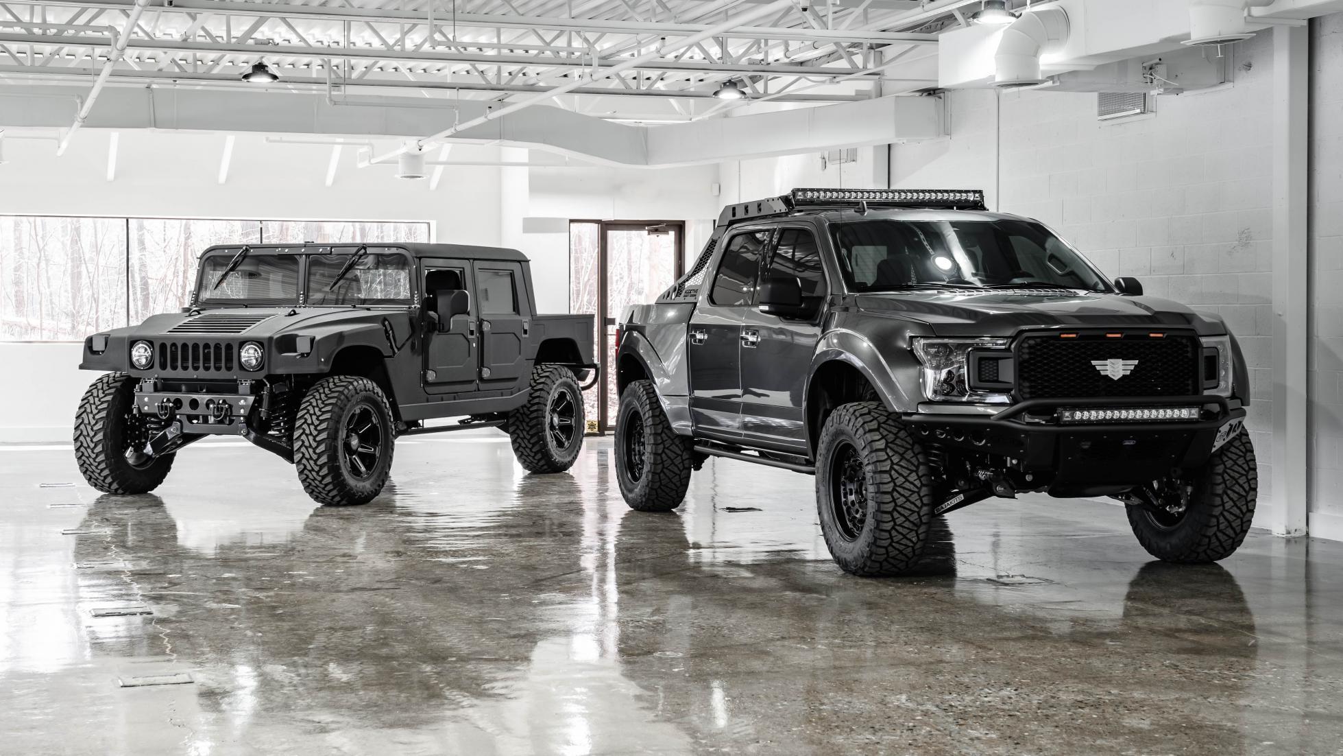 Mil-Spec Ford F-150 eet Raptors als ontbijt - TopGear Nederland