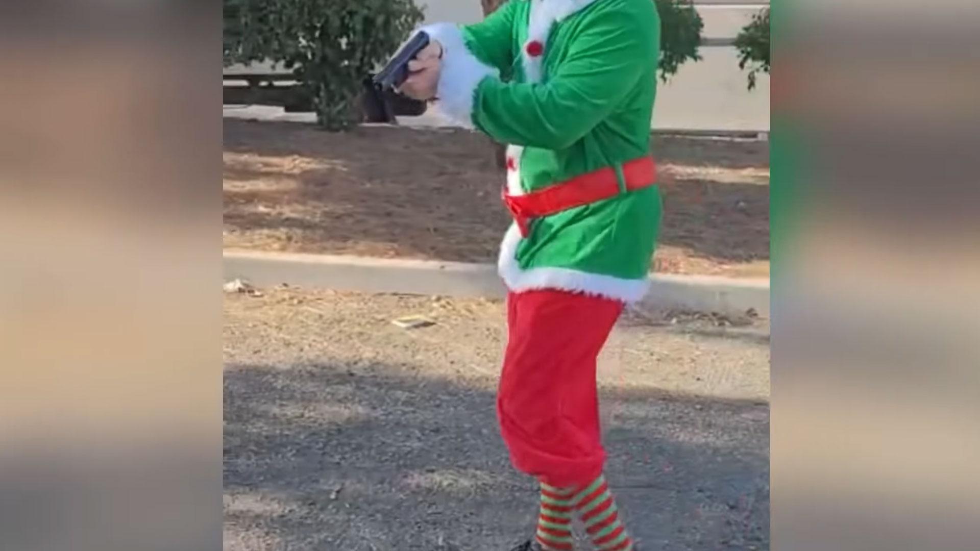 Autodief gearresteerd door undercover-kerstman - TopGear