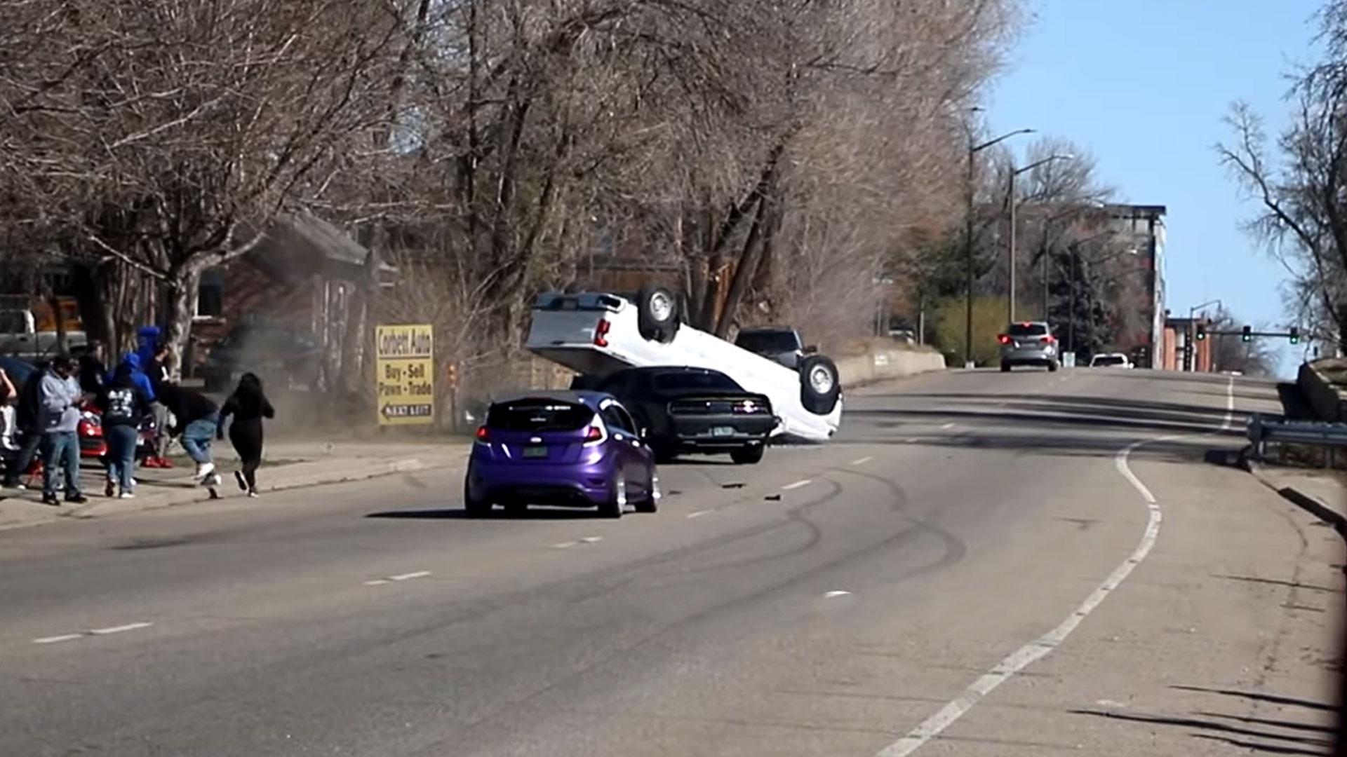 Dodge Hellcat legt pick-up op z’n dak - TopGear Nederland