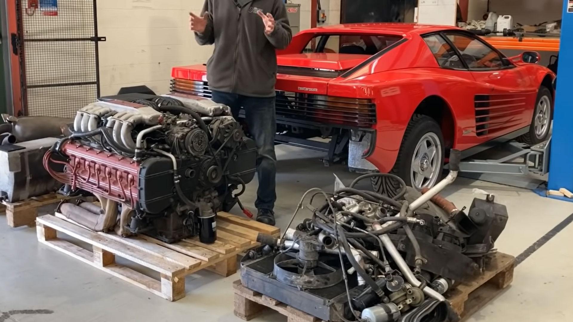 Motor Ferrari Testarossa
