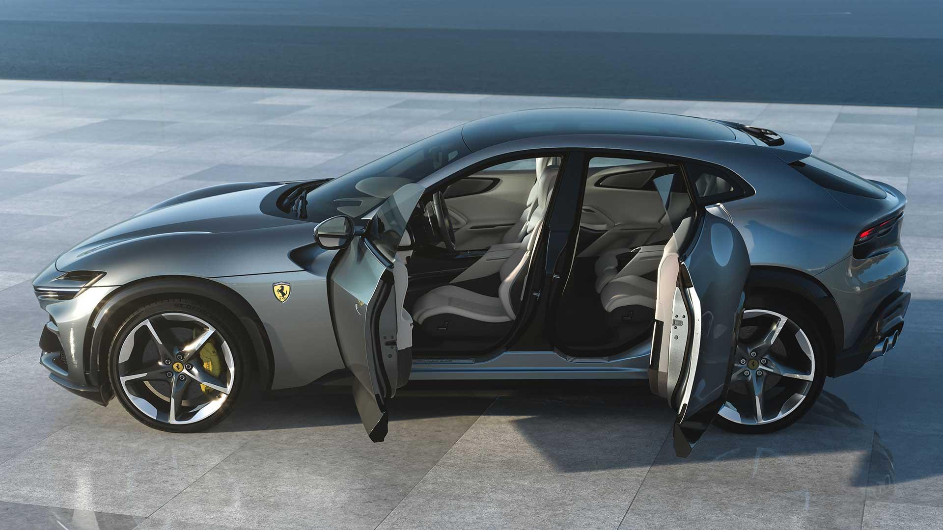 Dit is de Ferrari Purosangue, de eerste SUV van Ferrari ooit (met V12)