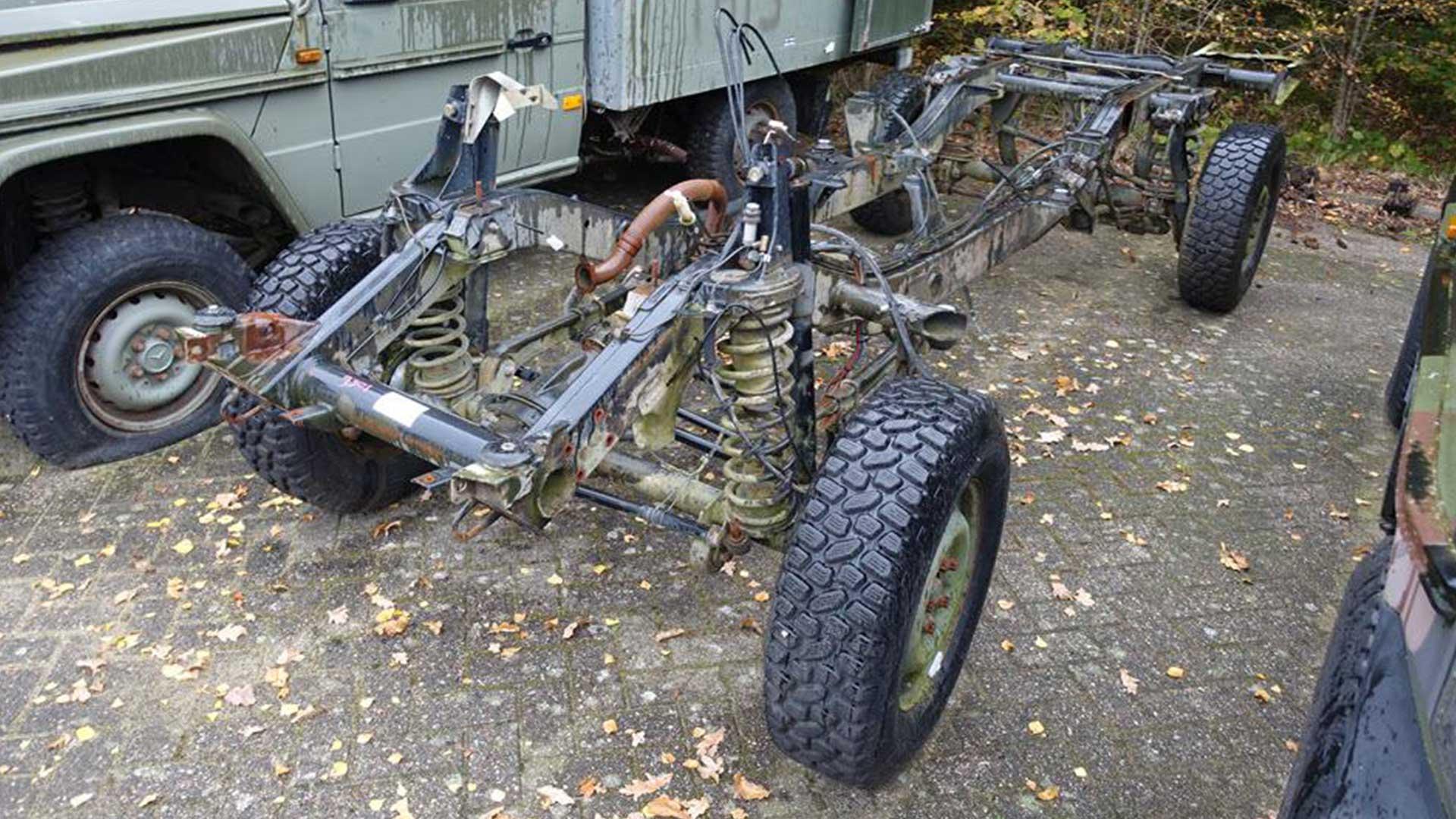 Mercedes G-klasse met extreem goede camouflage te koop