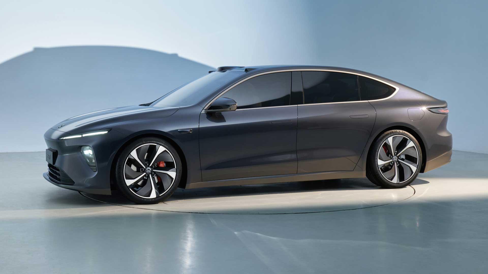 De NIO ET7 is een van de gestroomlijndste auto's ter wereld