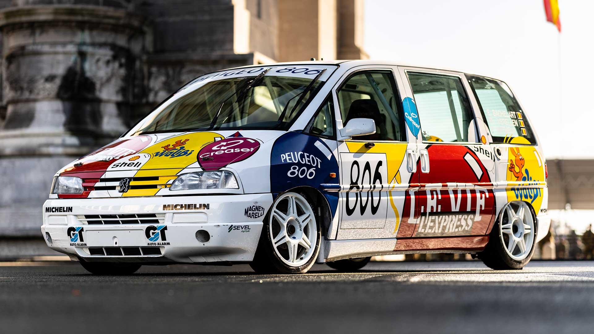 Peugeot 806 Procar van de 24 uur van Spa kan nu van jou zijn