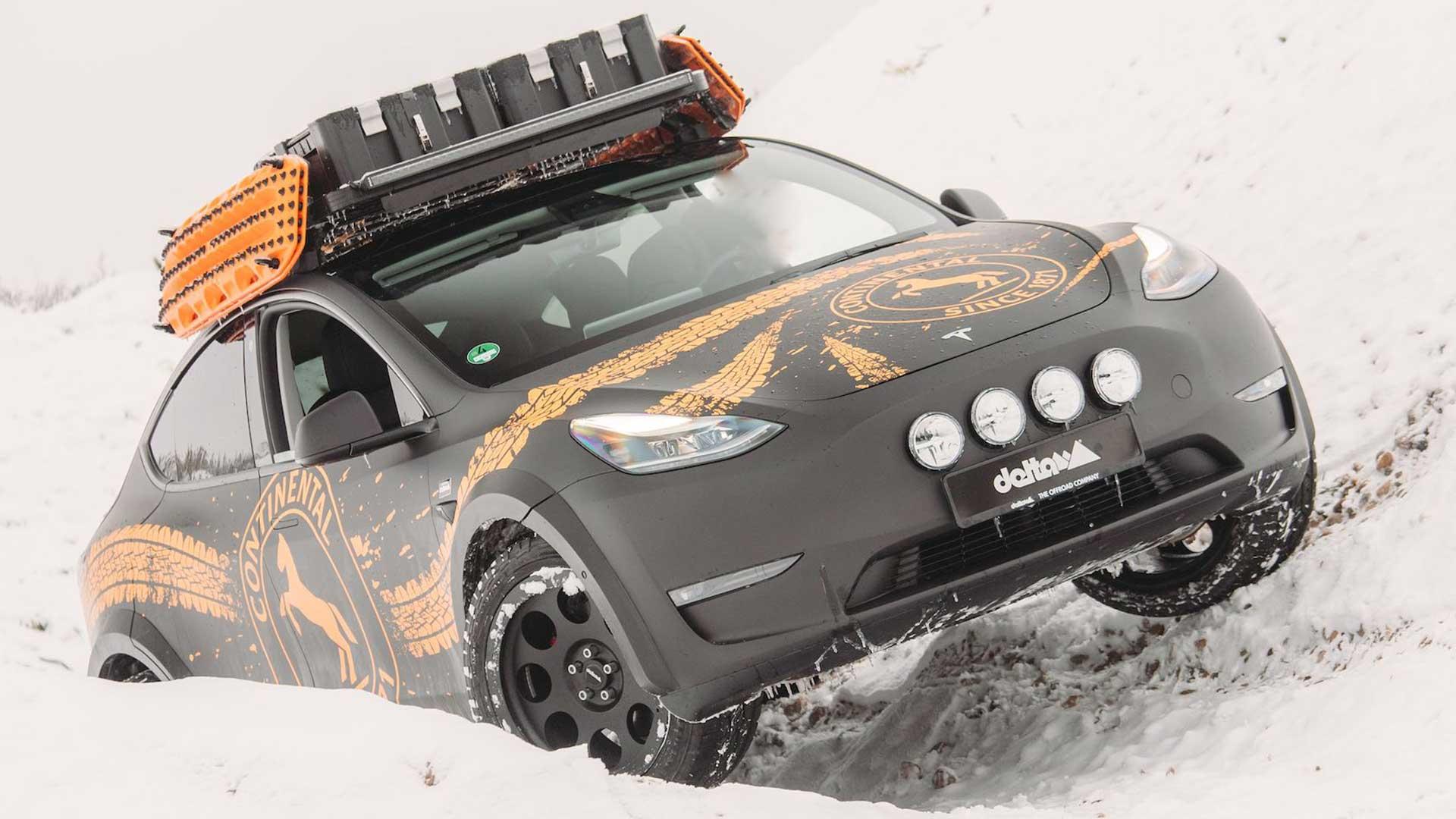 Delta4x4 maakt een offroader van de Tesla Model Y - TG