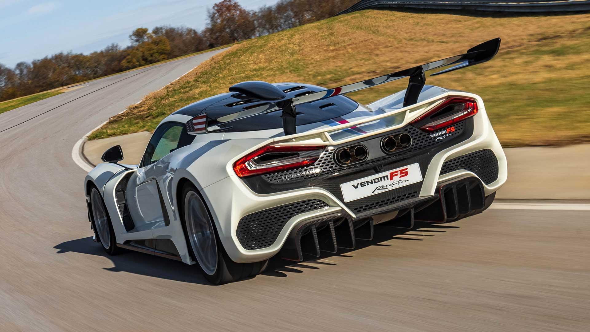 Zo klinkt de V8-motor van de Hennessey Venom F5 Revolution