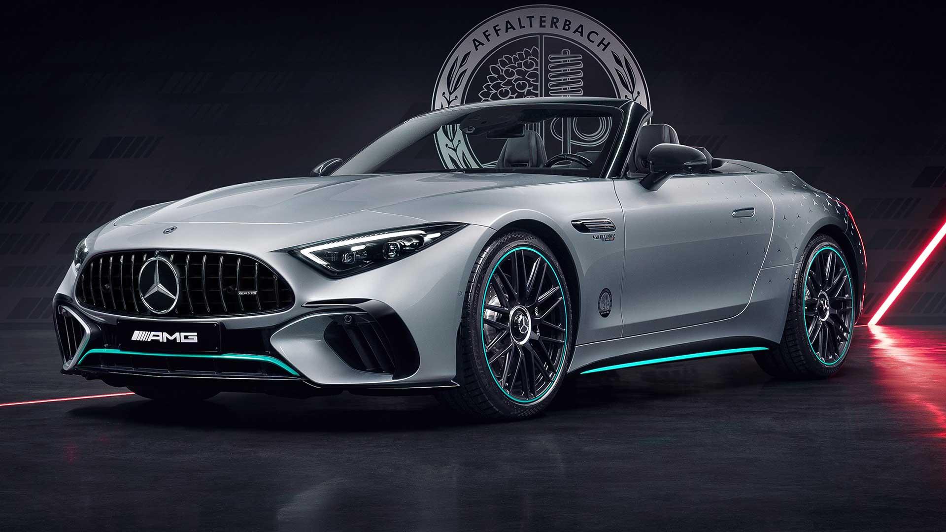 Speciale Mercedes-AMG SL viert het einde van het F1-seizoen